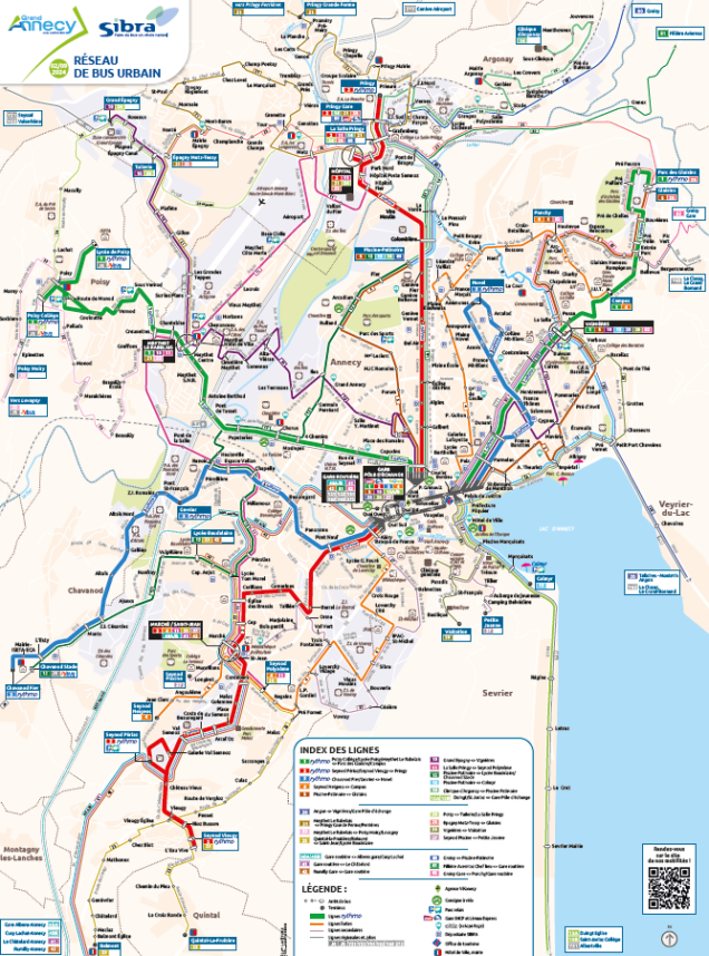Plans du réseau - SIBRA