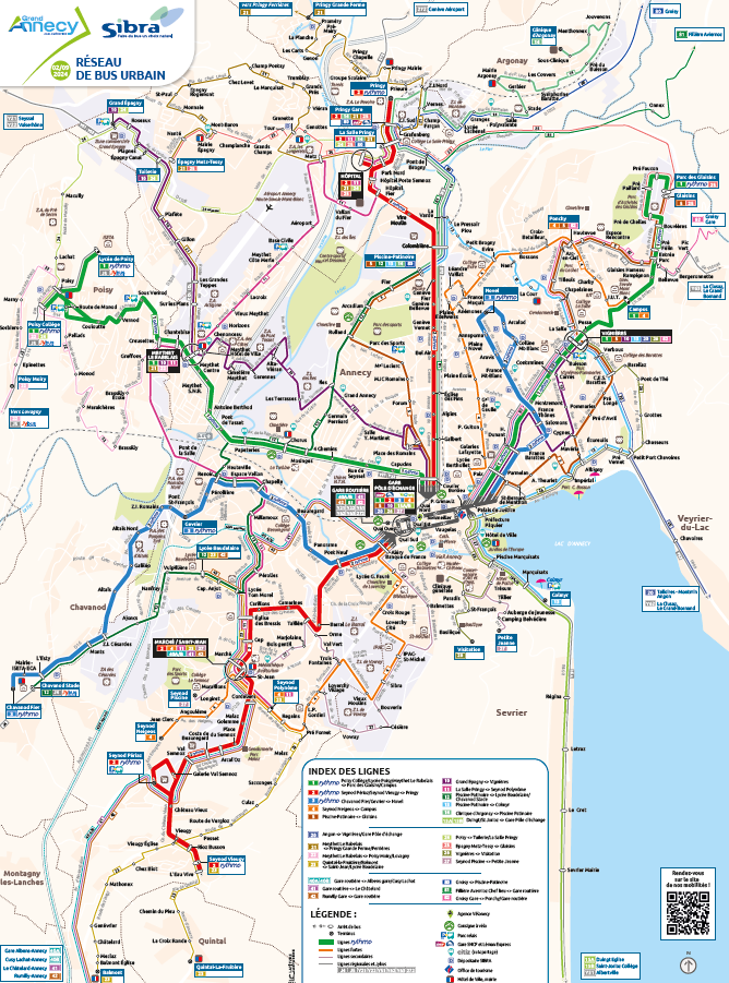 Plans du réseau - SIBRA